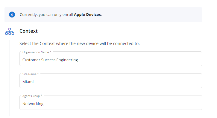 Kaseya MDM: Enrollment